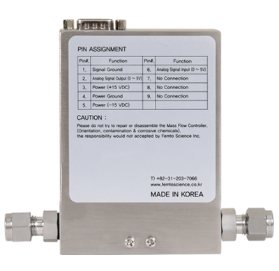 Mass Flow Controller (MFC) - FEMTO SCIENCE